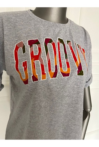 Laluvia Grigroovy Oversize T-Shirt