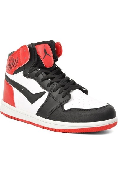 Lambirlent Siyah - Kırmızı Erkek Bilek Boy Sneaker Lambirlent Siyah - Kırmızı Erkek Bilek Boy Sneaker