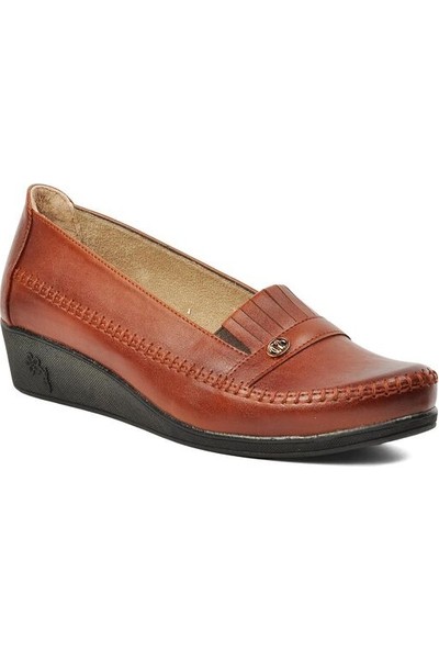 Pabucmarketi Taba Kadın Dolgu Topuk Günlük Ayakkabı