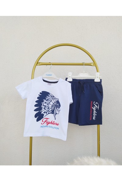 Ubbaa Kids Comıx Kızıldereli Kabartma Baskılı Erkek Takım