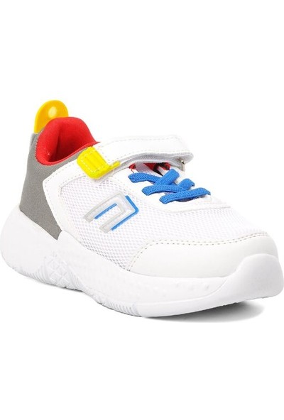 Pabucmarketi Beyaz Cırtlı Çocuk Spor Ayakkabı
