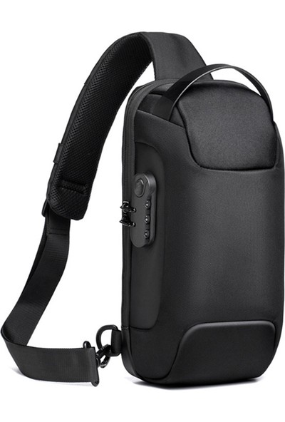 Boyidianzi Erkekler Crossbody Çanta Oxford Bezi Spor Göğüs Çantası (Yurt Dışından)