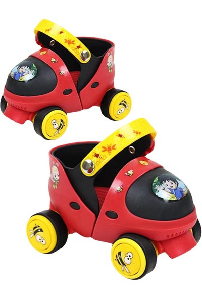 Love Home Unisex Çocuk Yeni Başlayan Paten Seti - Kırmızı (Yurt Dışından) Love Home Unisex Çocuk Yeni Başlayan Paten Seti - Kırmızı (Yurt Dışından)