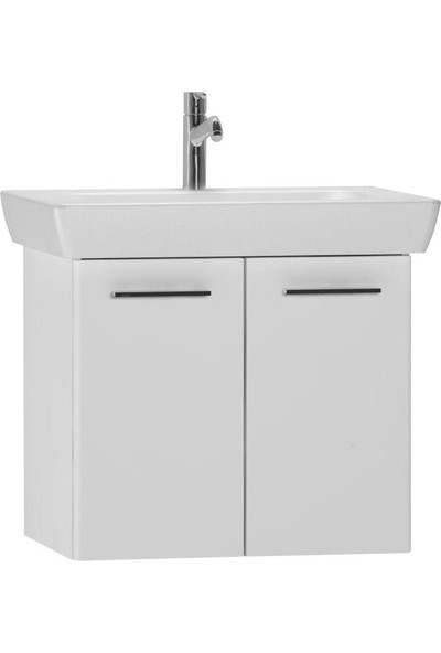 54782 -S20 65 cm Lavabo Dolabı, Parlak Beyaz 54782 -S20 65 cm Lavabo Dolabı, Parlak Beyaz