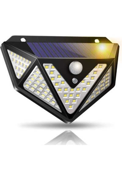 Upway 166 LED 3 Mode Pır Hareket Sensörlü 5 Taraflı Işık Solar Lamba Upway 166 LED 3 Mode Pır Hareket Sensörlü 5 Taraflı Işık Solar Lamba