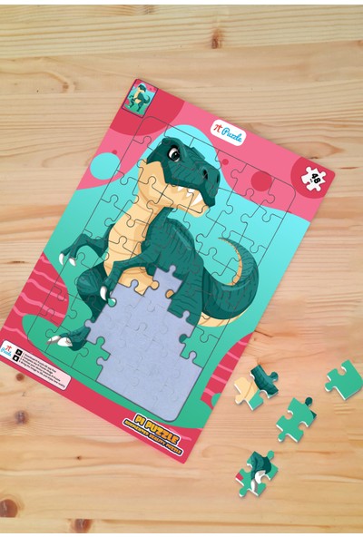 Pi Canlanan Puzzle - Tyrannosaurus Rex (Sürpriz Pırıl ) Pi Canlanan Puzzle - Tyrannosaurus Rex (Sürpriz Pırıl )