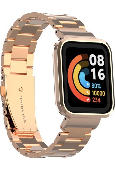 Dijaks Xiaomi Redmi Watch (Mi Watch Lite) Uyumlu Metal Çerçeveli Katlamalı Yandan Klipsli Kordon Krd-60 Dijaks Xiaomi Redmi Watch (Mi Watch Lite) Uyumlu Metal Çerçeveli Katlamalı Yandan Klipsli Kordon Krd-60