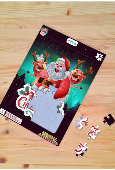 Pi Canlanan Puzzle - Merry Christmas (Sürpriz Pırıl )