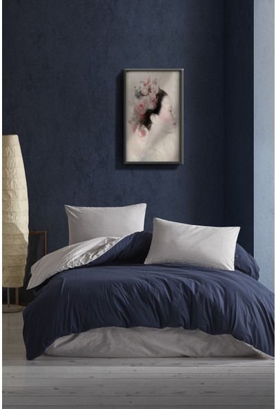 Kiğılı Yıkamalı Çift Kişilik Nevresim Takımı