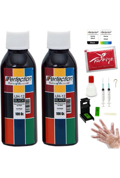 Perfection Canon Pixma Uyumlu Kartuş Dolum Seti 2 x 100 ml Black Perfection Canon Pixma Uyumlu Kartuş Dolum Seti 2 x 100 ml Black