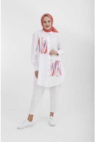 Armine Bayan 22YT421 Tunik Saks