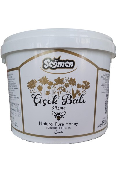 Seğmen Süzme Çiçek Balı 4,8 kg Seğmen Süzme Çiçek Balı 4,8 kg