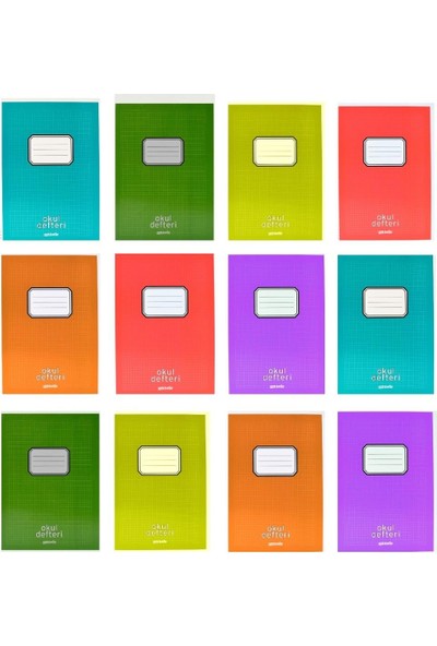 Mynote A4 72 Yaprak Karton Kapak Tel Dikişli Defter Çizgili 12 Adet Mynote A4 72 Yaprak Karton Kapak Tel Dikişli Defter Çizgili 12 Adet