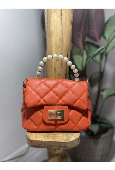 Gülse Yeni Sezon Boncuk Detaylı Bayan El&omuzçantası