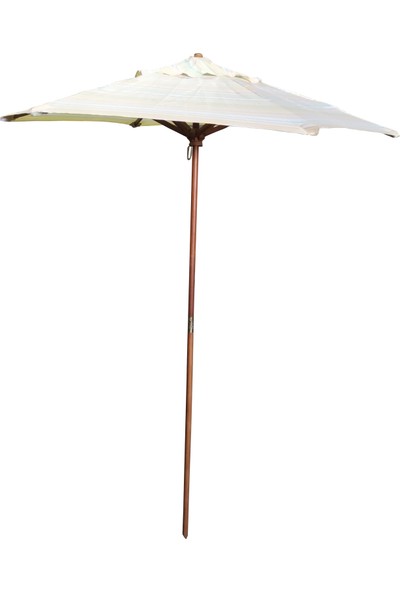Lorin Kumaş ve Ahşap Saplı Plaj Şemsiyesik Renkli Krem 1,5m Çap Lorin Kumaş ve Ahşap Saplı Plaj Şemsiyesik Renkli Krem 1,5m Çap