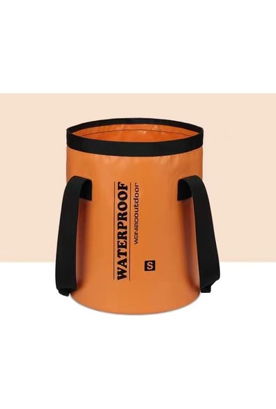 Qiruich Dış Mekan Katlanabilirseyahat Kovası - Turuncu (Yurt Dışından)