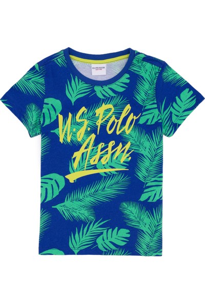 U.S. Polo Assn. Erkek Çocuk Saks T-Shirt 50253239-VR045 U.S. Polo Assn. Erkek Çocuk Saks T-Shirt 50253239-VR045