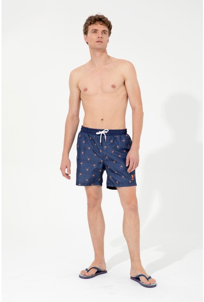 U.S. Polo Assn. Erkek Lacivert Deniz Şortu 50252054-VR033