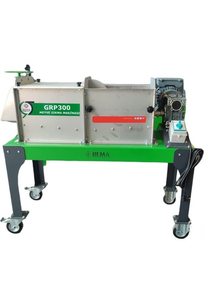 Rema Meyve Üzüm Sıkma Helezonlu Şıra Makinesi