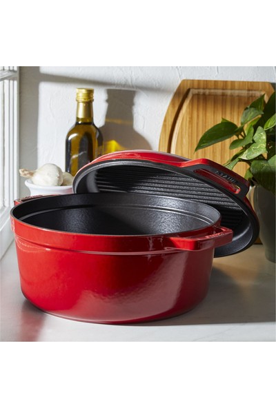 Staub 405088115 Döküm Tencere + Döküm Tava