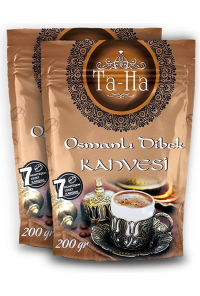 Ta-Ha Kahve Osmanlı Dibek Kahvesi 200 gr 2'li Ta-Ha Kahve Osmanlı Dibek Kahvesi 200 gr 2'li