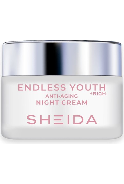 Sheida Endless Youth Anti-Age Extra Rich Yaşlanma Karşiti Extra Zenginleştirilmiş Gece Kremi 50ML Sheida Endless Youth Anti-Age Extra Rich Yaşlanma Karşiti Extra Zenginleştirilmiş Gece Kremi 50ML