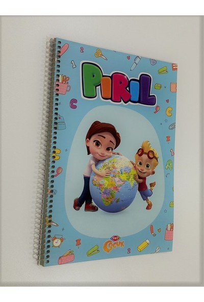 Pırıl Çizgili Defter - 72 Yaprak - Spiralli- Sürpriz Hediye Pırıl Çizgili Defter - 72 Yaprak - Spiralli- Sürpriz Hediye