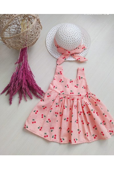Ubbaa Kids Kirazlı Şapkalı Elbise Ubbaa Kids Kirazlı Şapkalı Elbise