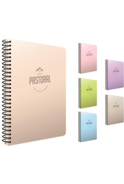 Gıpta Pastoral Spiralli Pp Kapak Defter 17X24CM 96 Yaprak Çizgisiz (4 Lü Paket) Gıpta Pastoral Spiralli Pp Kapak Defter 17X24CM 96 Yaprak Çizgisiz (4 Lü Paket)