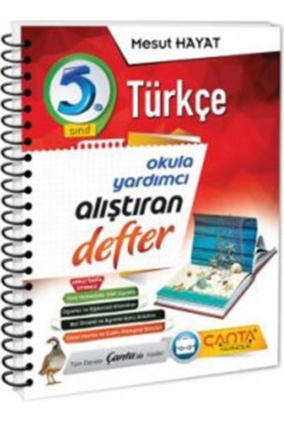 Çanta Yayınları 5. Sınıf Türkçe Alıştıran Defter