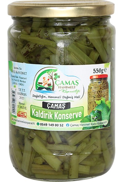 Çamaş Hanımeli Kooperatifi Kaldirik Konserve 550 gr