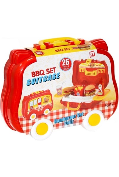 Kahraman Oyuncak Bbq Hamburger Seti Valiz +36 Ay Kahraman Oyuncak Bbq Hamburger Seti Valiz +36 Ay