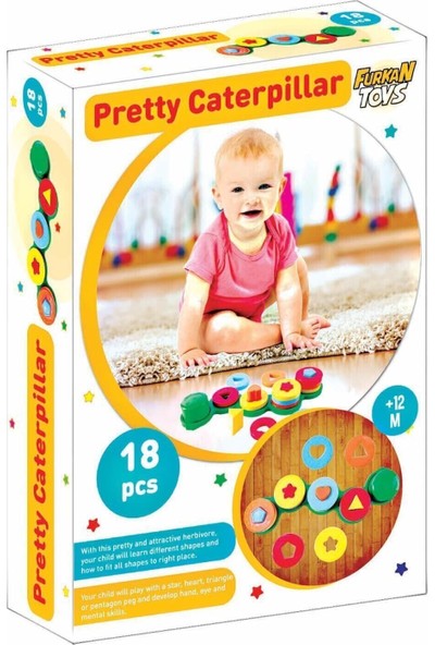 Kahraman Oyuncak Kutulu 55818 Sevimli Tırtıl