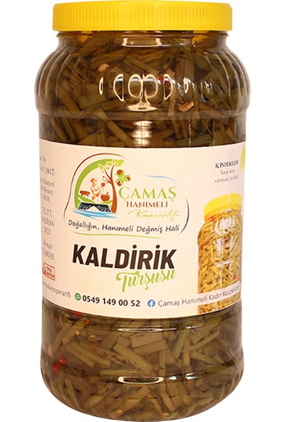 Çamaş Hanımeli Kooperatifi Kaldirik Turşusu 3 kg Çamaş Hanımeli Kooperatifi Kaldirik Turşusu 3 kg