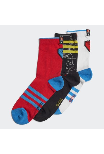 Adidas x LEGO Çocuk 3'lü Çorap (HN6719)