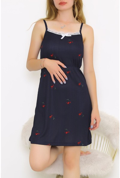 Depoxml Baskılı Gecelik Elbise Lacikırmızı - 9228.1287. Depoxml Baskılı Gecelik Elbise Lacikırmızı - 9228.1287.