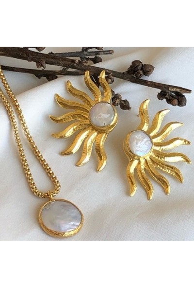 Zede Barok Güneş Set/baroque Pearl Sun Set Zede Barok Güneş Set/baroque Pearl Sun Set