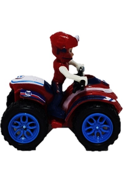 Kahraman Oyuncak Kurtarıcı Köpek Ryder Araçlı Çek Bırak Figür Oyuncak 8cm