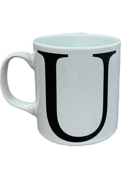 Cemre Harfli Beyaz Kupa