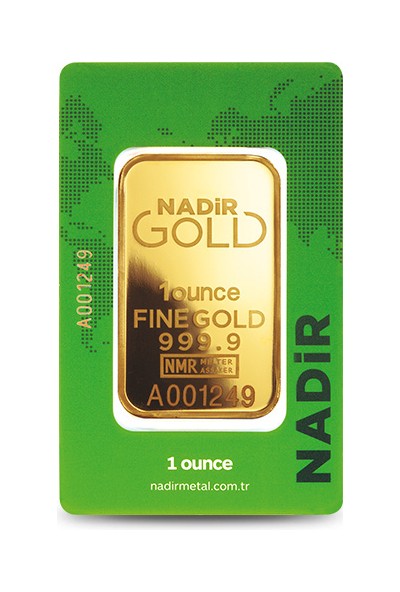 Nadir Gold 1 Ons Külçe Altın 999.9