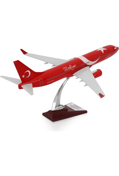 Zekupp - Maket Uçak - Boeing 737-800 1/100 - Türkiye Özel Tasarımlı Model Uçak, Model E Zekupp - Maket Uçak - Boeing 737-800 1/100 - Türkiye Özel Tasarımlı Model Uçak, Model E