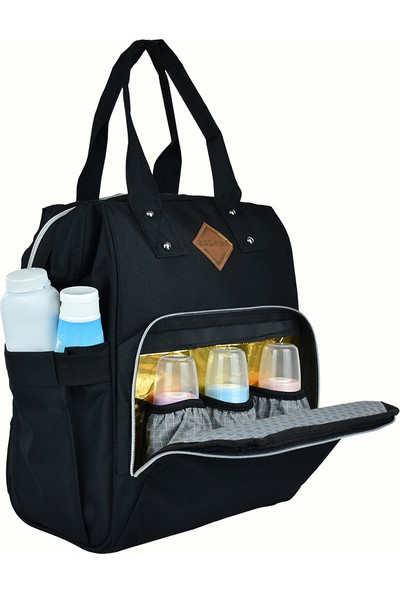 Bagimoo Anne Bebek Bakım Askı Aparatlı Sırt Çantası Siyah Bagimoo Anne Bebek Bakım Askı Aparatlı Sırt Çantası Siyah