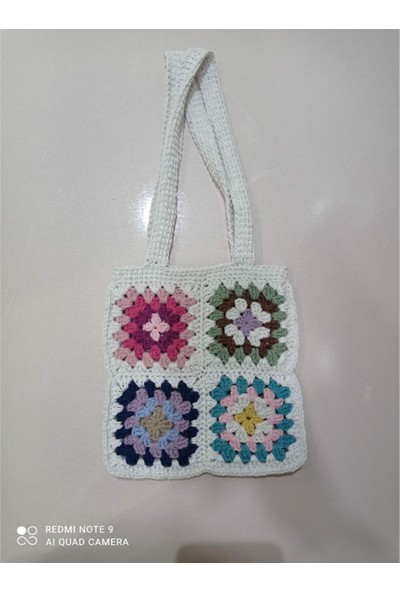 Örgü Motif Çanta