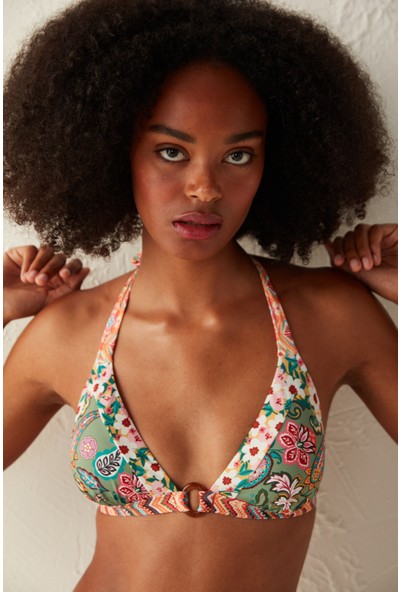 Penti Çok Renkli Bianca Triangle Fit Bikini Üstü