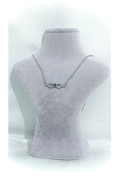 Zircon Design Çelik Nazar Boncuğu Kolye Zircon Design Çelik Nazar Boncuğu Kolye