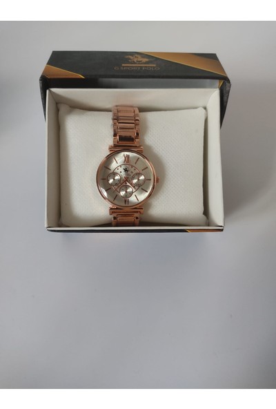 G Sport Polo Kadın Rose Gold Kol Saati