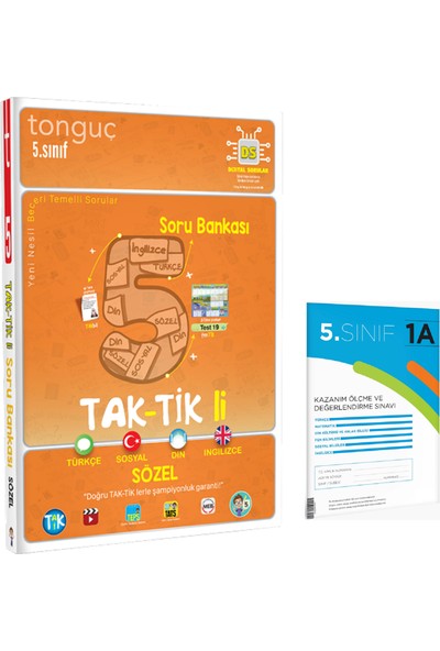 Tonguç 5. Sınıf Taktikli Sözel Soru Bankası (1 Kitap+1 Deneme) Tonguç 5. Sınıf Taktikli Sözel Soru Bankası (1 Kitap+1 Deneme)