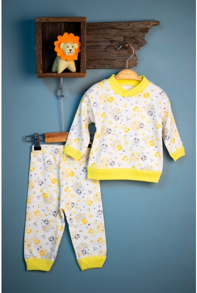 Ayıcık Desenli Bebe Pijama Takım