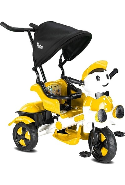 Babyhope 125 Yupi Triycle 3 Tekerli Kontrollü Bisiklet Sarı