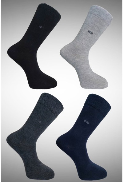 Erkek Klasik Çorap Dikişsiz 8 Çift 4 Mevsim Erkek Klasik Çorap Dikişsiz 8 Çift 4 Mevsim